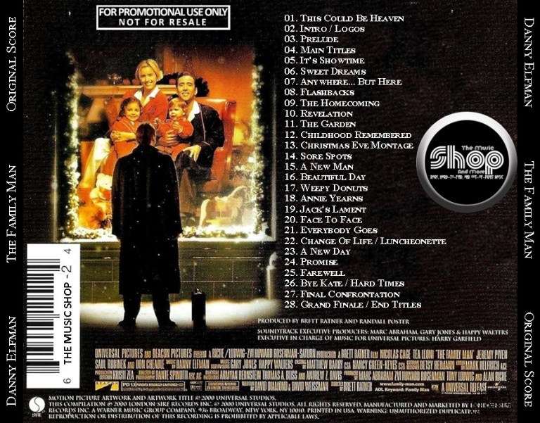 Danny Elfman - The Family Man - Original Score (2000) CD
