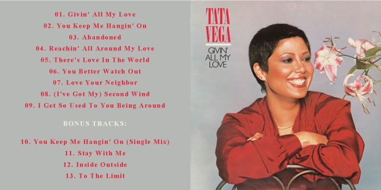 Táta Vega - Givin' All My Love (EXPANDED EDITION) (1980) CD