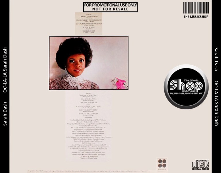 Sarah Dash - OO-LA-LA Sarah Dash (1980) CD
