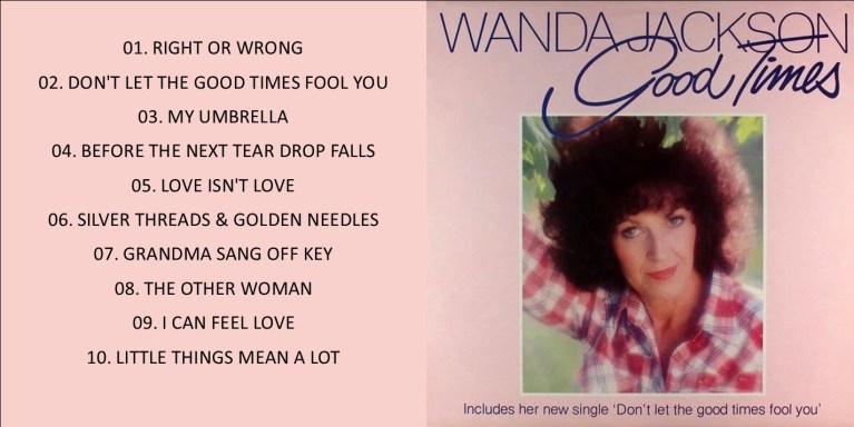 Wanda Jackson - Good Times (1980) CD