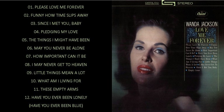 Wanda Jackson - Love Me Forever (1963) CD