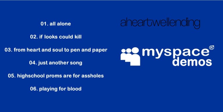 A Heartwell Ending - Myspace Demos (2004) CD